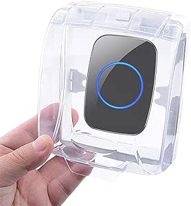 Nrkin sonnette étanche pour sonnette transparente | Bouclier protection ...