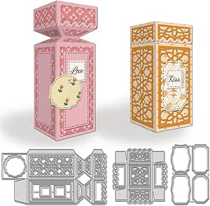 Amazon.com: MAGICALCUTDIE 2pcs 3D Perfume Boxes Metal Cutting Dies Gift ...