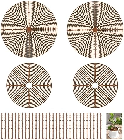 Amazon.com : 6 Pcs Plant Grid Soil Protector Covers 11.8 Inch 20.8 Inch ...