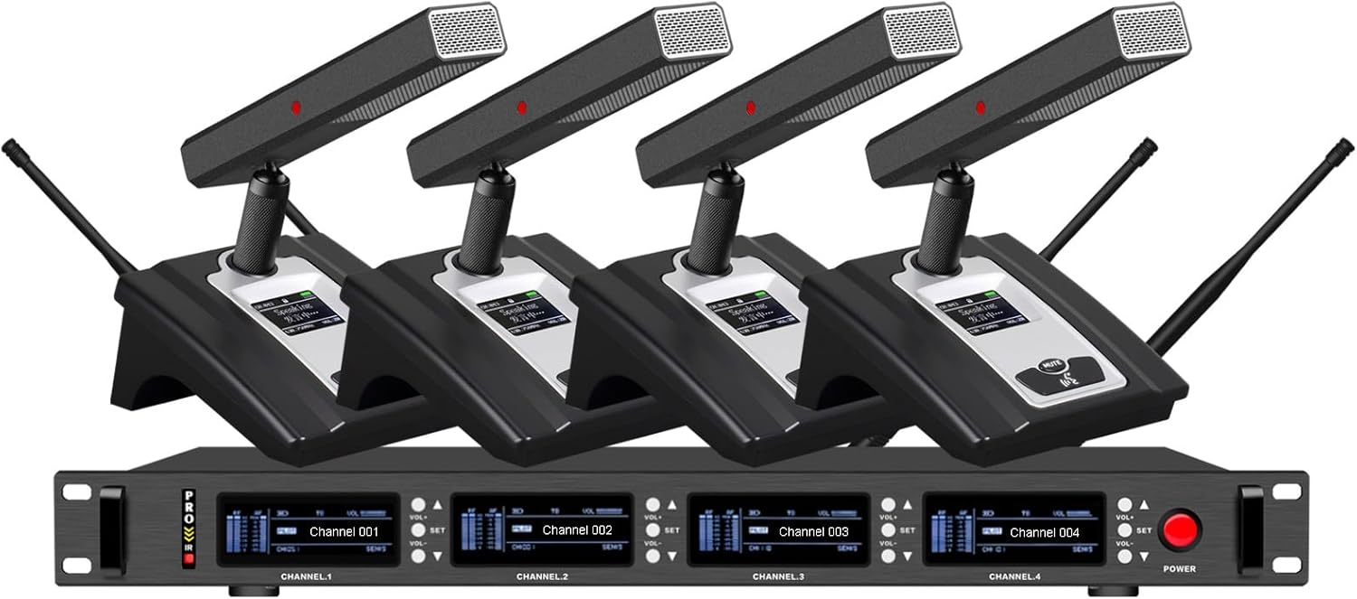 Amazon.com: True Diversity 4 Channels Wireless Conference Room ...