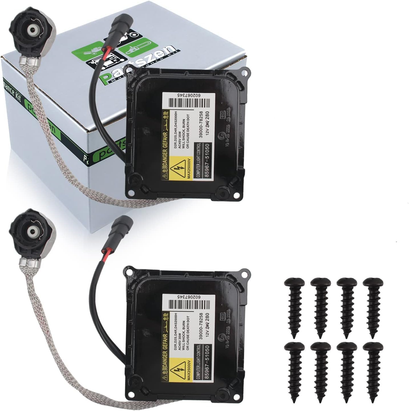 partszen 81107-33761 Xenon HID Ballast Headlight for Lexus ES 300h 350 ...