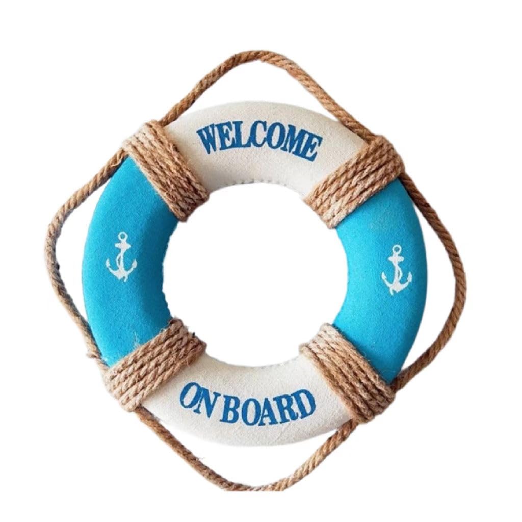 Amazon.com: Life Preserver Ring 20.5 in,Pool Life Ring with RopeTape ...