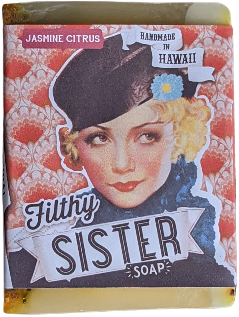 Amazon.com : Filthy Sister All Natural Jasmine Citrus Soap Bar, White ...