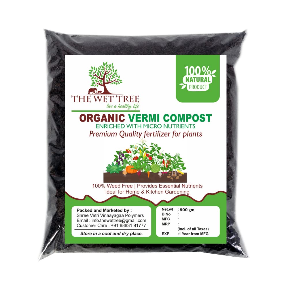 THE WET TREE Vermicompost | Organic Fertilizer Manure for Plants ...