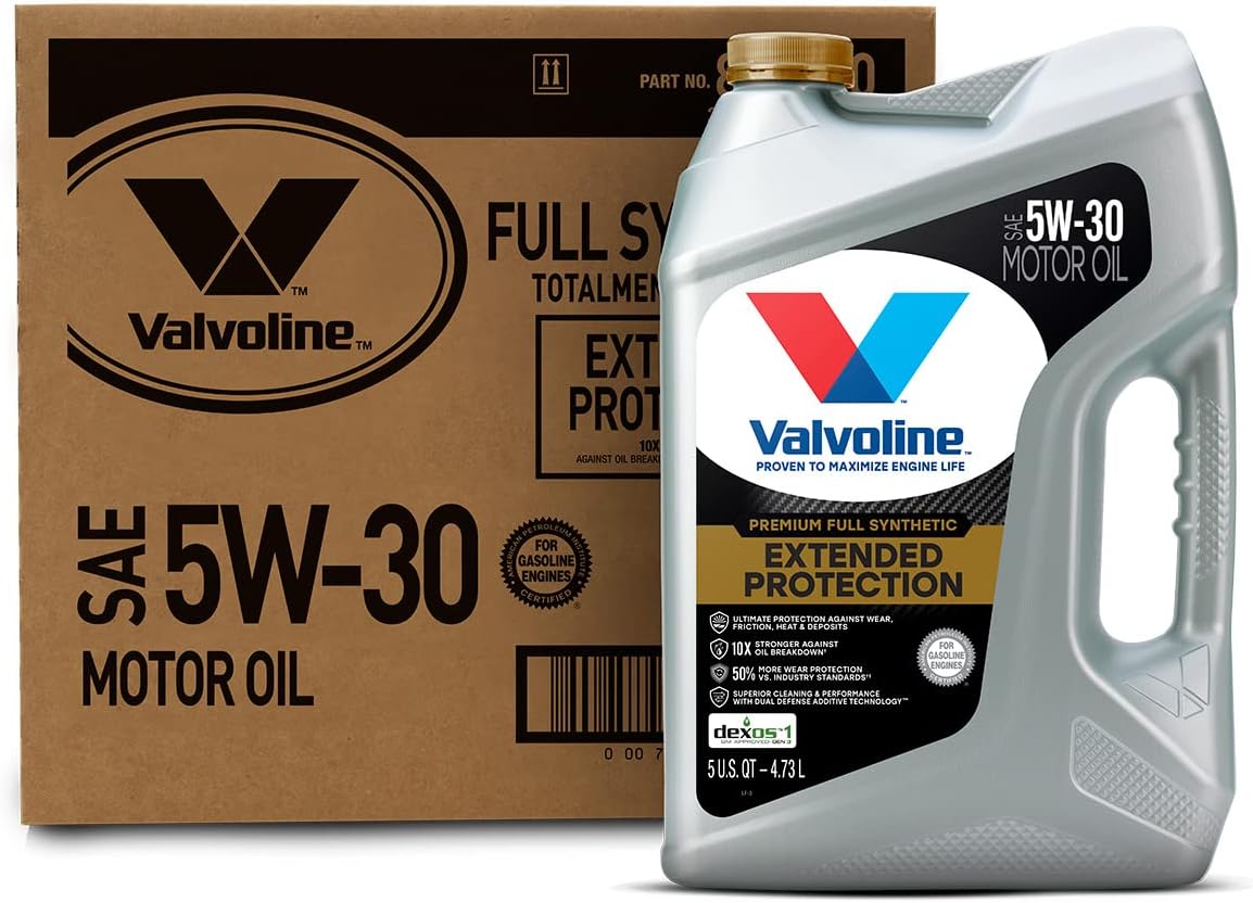 Amazon.com: Valvoline Premium Blue Extreme SAE 5W-40 Full Synthetic ...