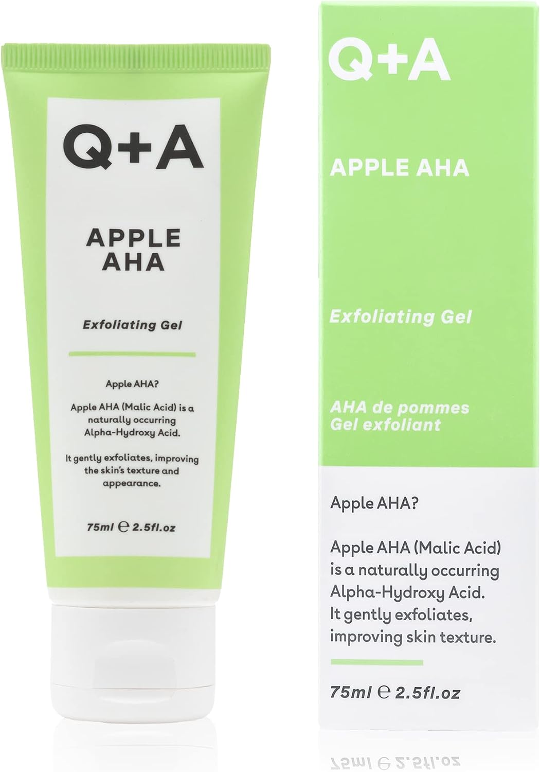 Q+A Apple AHA Exfoliating Gel, naturally occurring Malic and Lactic ...