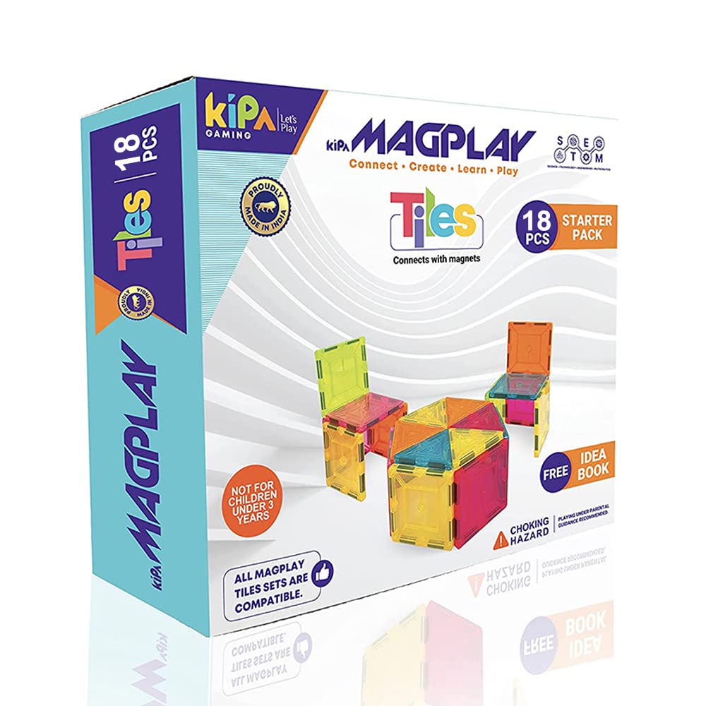 KIPA GAMING Magplay 18Pcs Made In India The Original Stem Magnetic ...