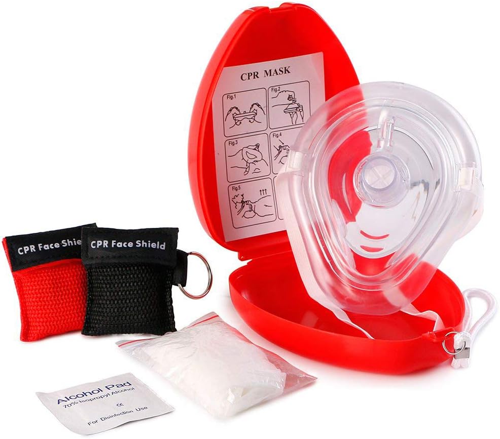 Amazon.com: Adult and Infant CPR Mask Combo Kit – Includes 2 CPR Masks ...