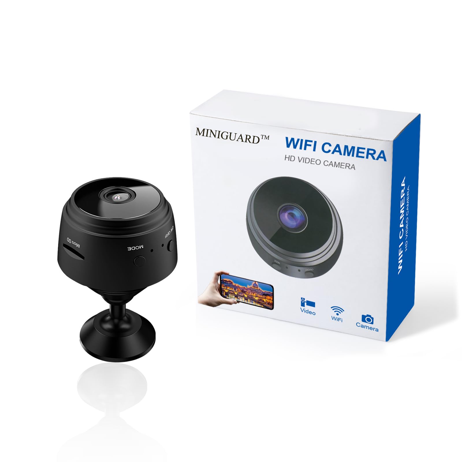 Amazon.com : Generic Miniguard Security Camera, Miniguard Magnetic Mini ...