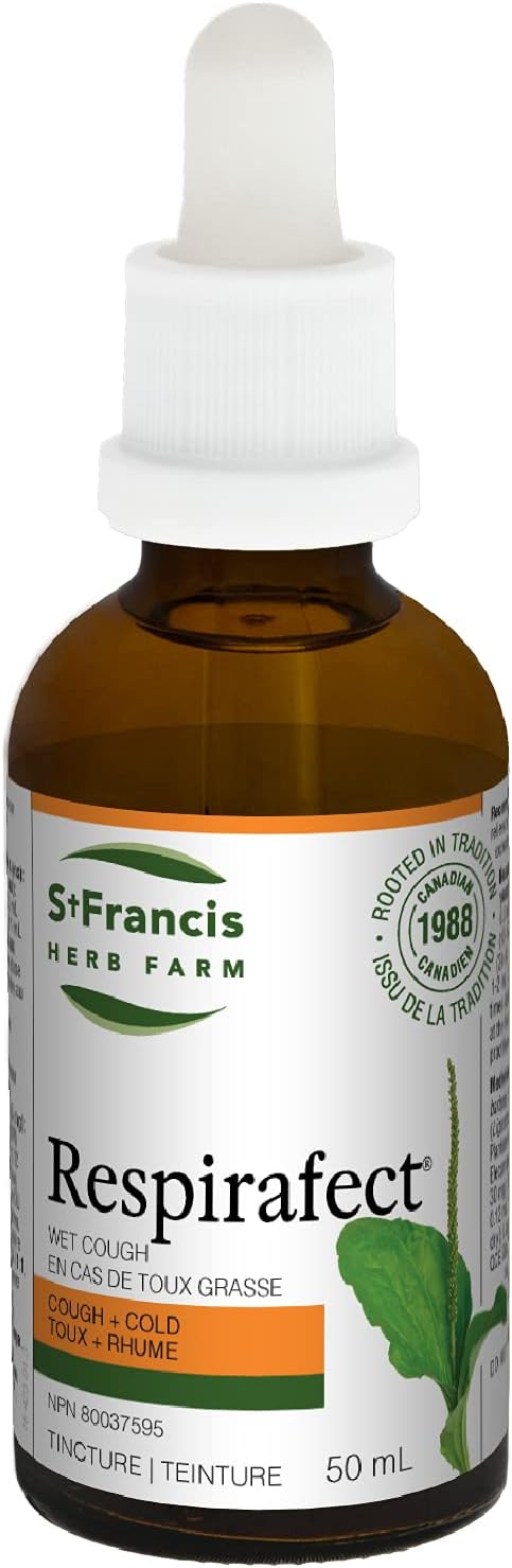 St. Francis Respirafect Lung Infections Tincture - 50ml - Coughs, Chest ...