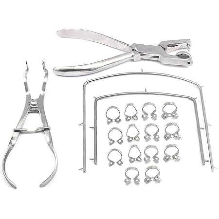 Amazon.com: 18pcs Dental Endodontic Clamp Forceps Set Palmer Ivory ...