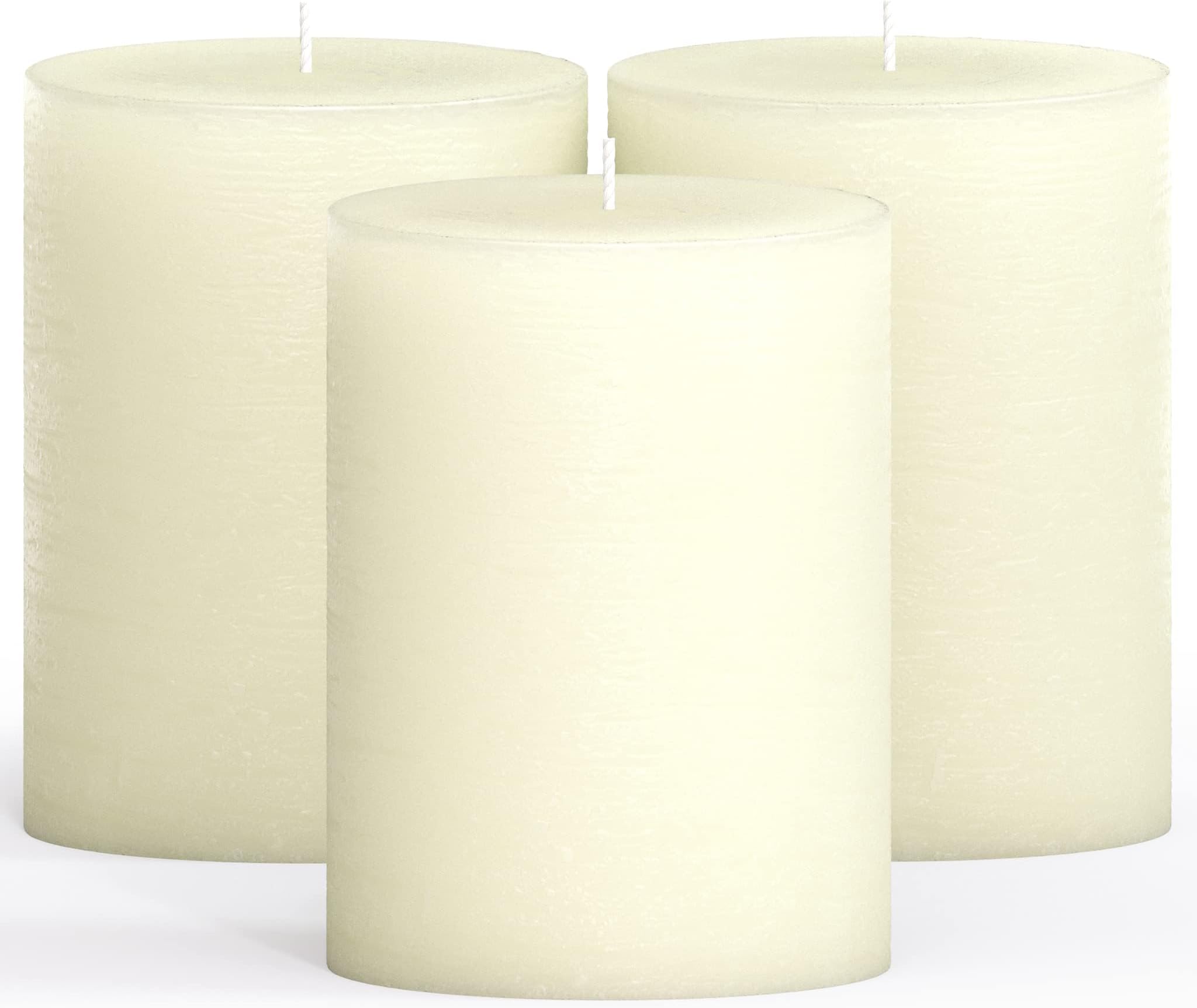 Papstar Pillar Candles Ø 50 X 100mm, Pack of 8 : Amazon.co.uk: Home ...
