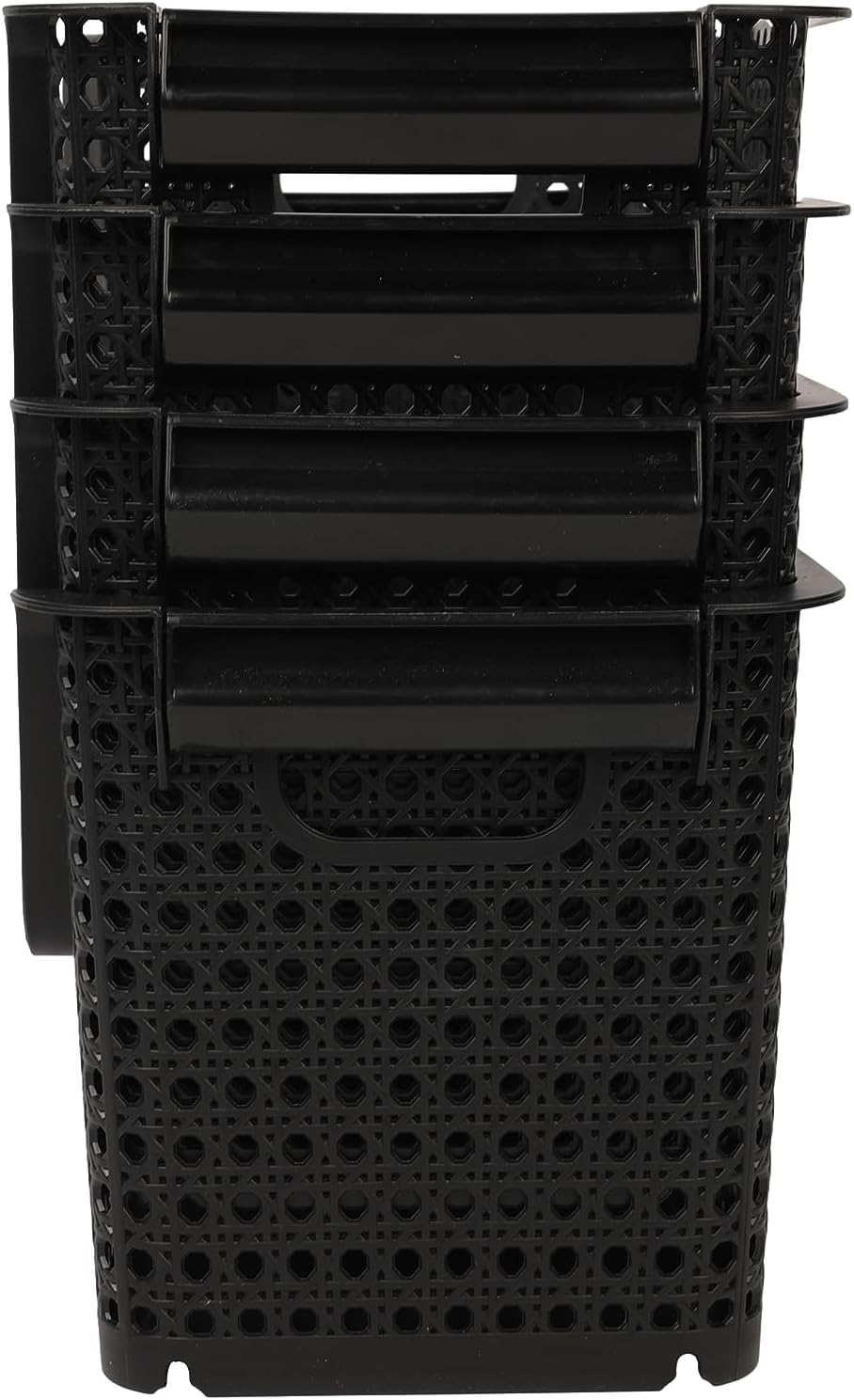 Skywin Contenedores de almacenamiento apilables de plástico para ...