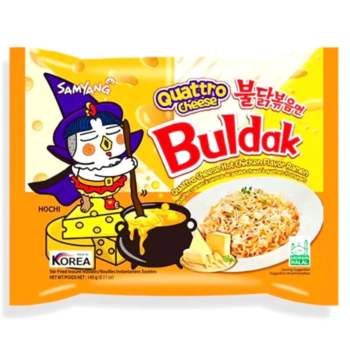 Amazon.co.jp: ブルダック炒め麺 袋麺 のバリエーション (20個) (クアトロチーズ) : 食品・飲料・お酒