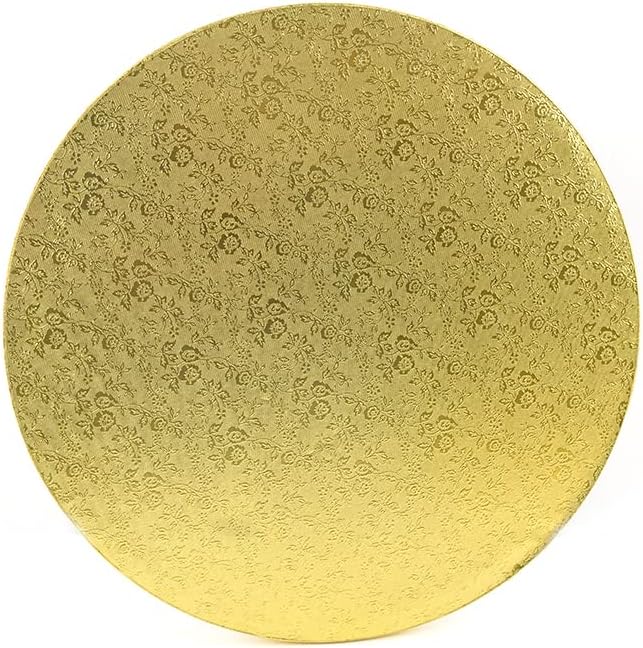 Amazon.com - Cake Drum, Gold Round Boards Cardboard for Wedding ...