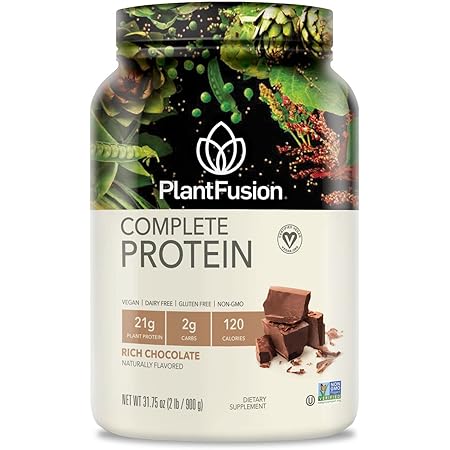 Amazon.com: PlantFusion Complete Vegan Protein Powder - Plant Based ...