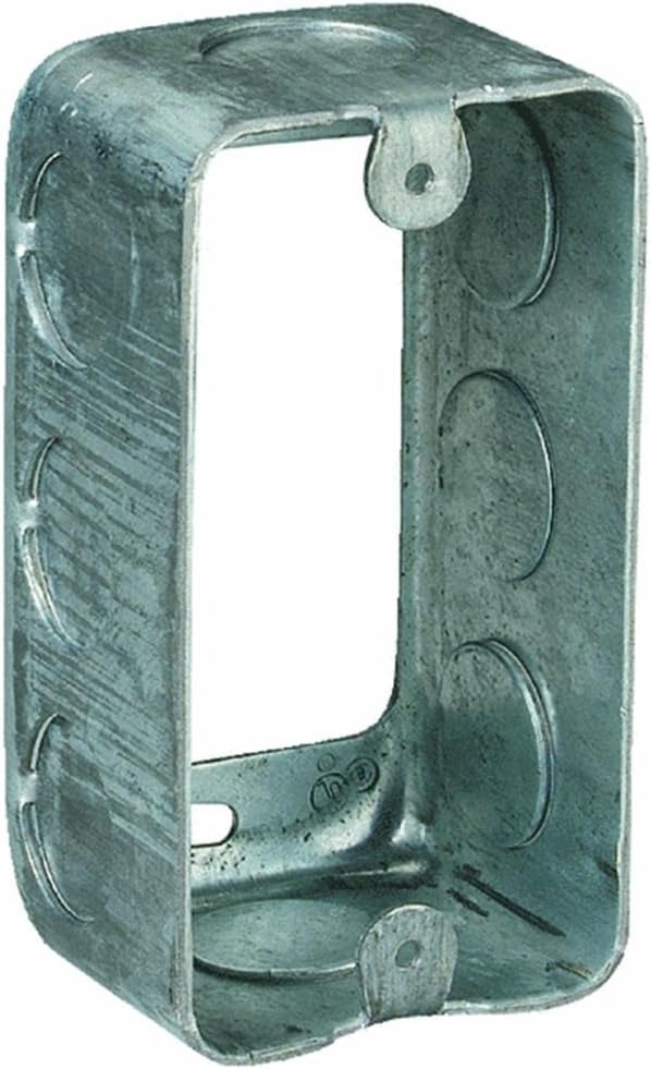 Steel City 58361-1/2 Handy/Utility Outlet Box, Drawn Construction, 4 ...
