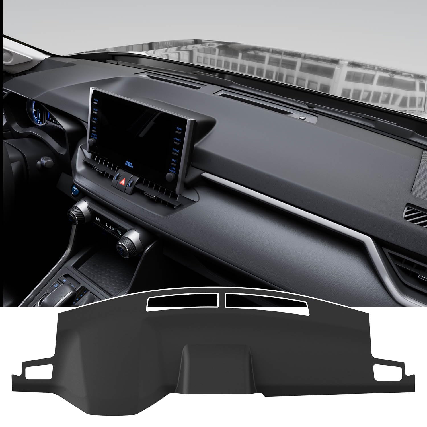 Amazon.com: powoq Dashboard Cover Compatible with 19-25 Toyota RAV4 ...