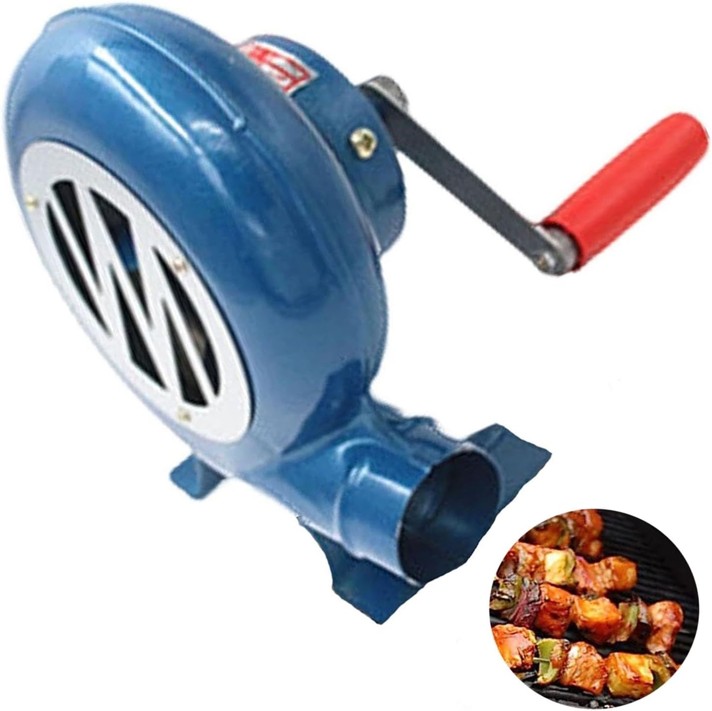 Amazon.com: JOUFNING Cooking Manual BBQ Air Blower - Hand Crank ...