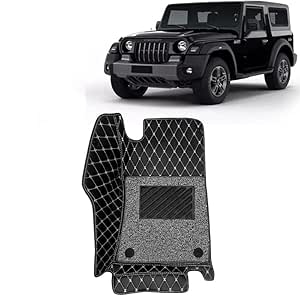 Auto Beast Custom Fitted 7D Car Foot Mats specfic for Mahindra Thar ...