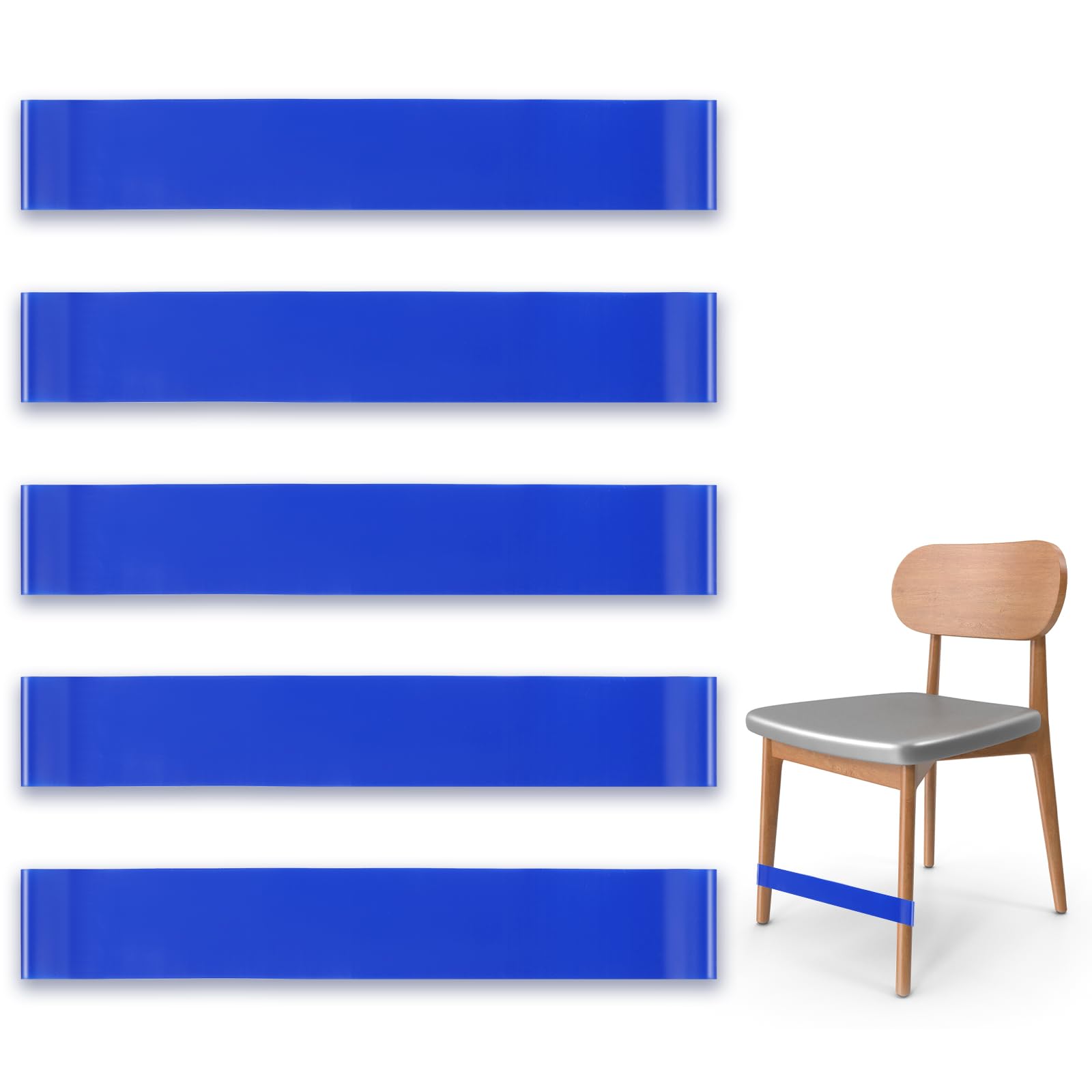 YUXIANLB Chair Bands Pressure Bands 5Pcs TPE Bands Resistance Bands ...