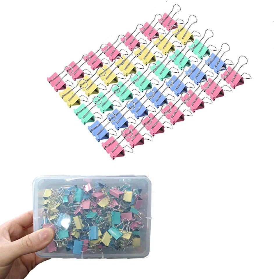 Amazon.com : 230 Pack Assorted Size Binder Clips [100 Bonus Paper Clips ...