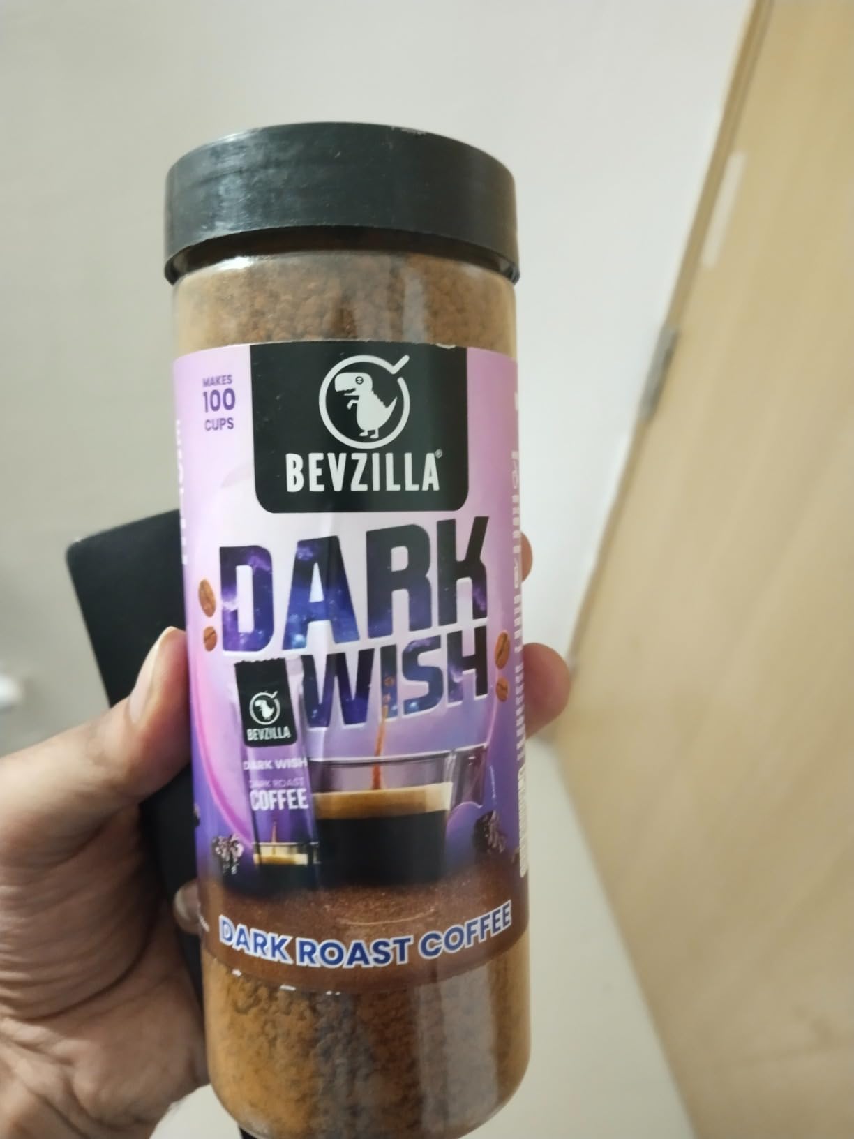 Bevzilla 200 Gram Black Roast (Dark Wish) Strong Coffee |Make 100 Cups ...