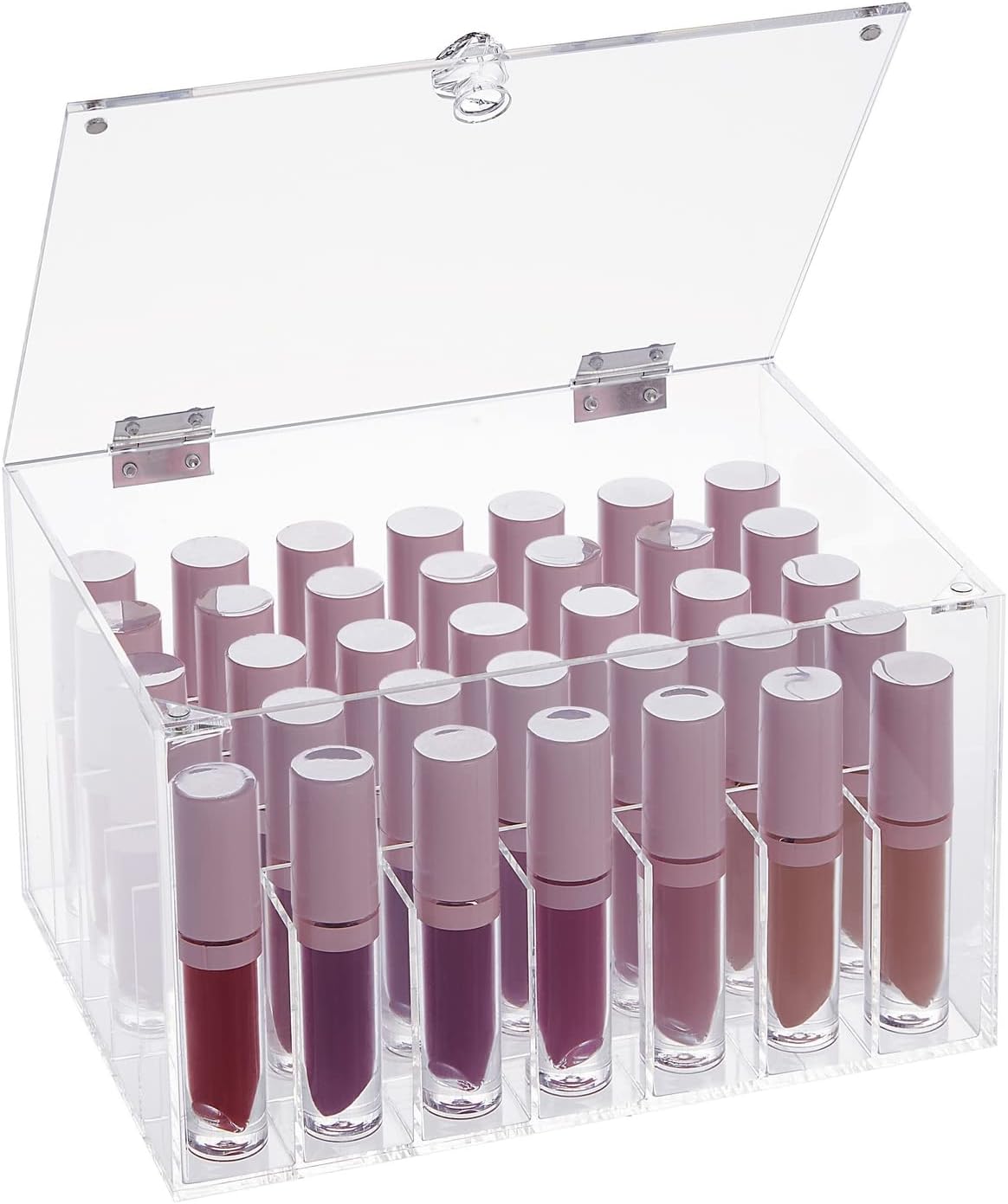 Amazon.com: Glamlily Large Clear Acrylic Lipstick Organizer and Lip ...