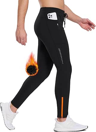 BALEAF Collants thermiques de course à pied pour homme - Pantalon de ...
