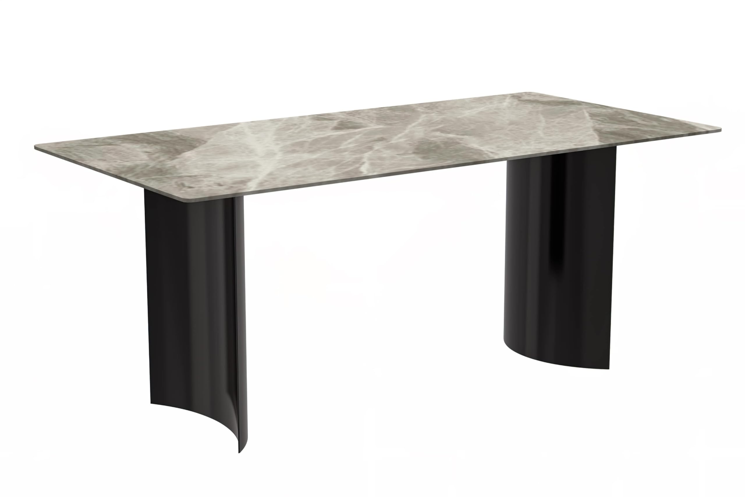 Amazon.com - LeisureMod Zara 55", Mid-Century Modern Rectangular Table ...