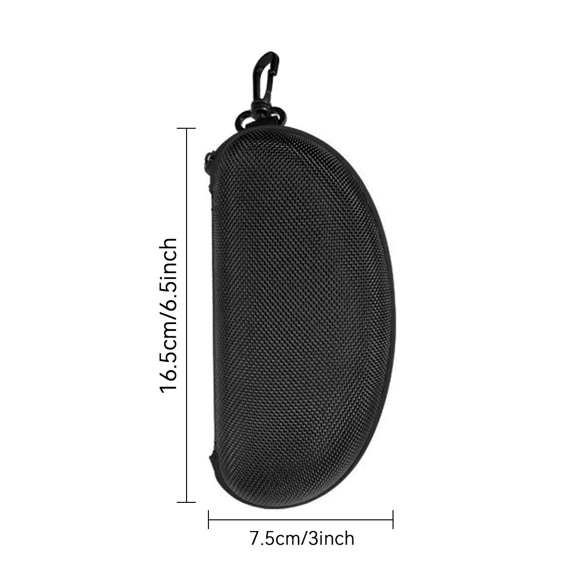 Snapklik.com : 3pcs Zipper Hard Shell Sunglasses Case And Eyeglasses ...