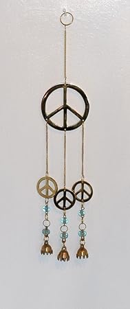Amazon.com : PEACE Sign Wind Chime or Window Hanger : Patio, Lawn & Garden