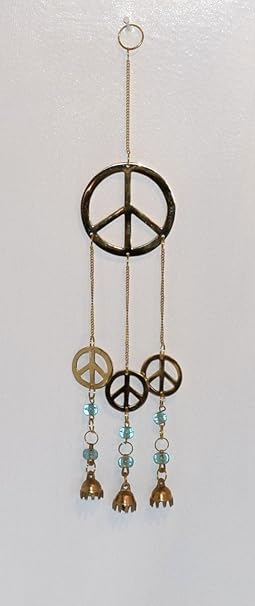 Amazon.com : PEACE Sign Wind Chime or Window Hanger : Patio, Lawn & Garden