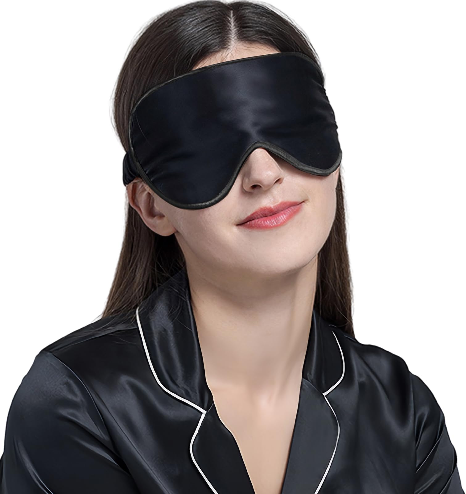 Amazon.com: LERSVICVIL 4 Pack Eye Mask for Sleeping Silky Soft Satin ...