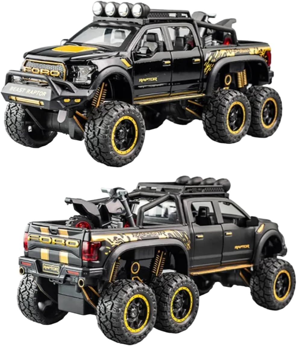 Umadiya® Big Size Ford Raptor F150 Model Car 1:28 Scale Exclusive Alloy ...