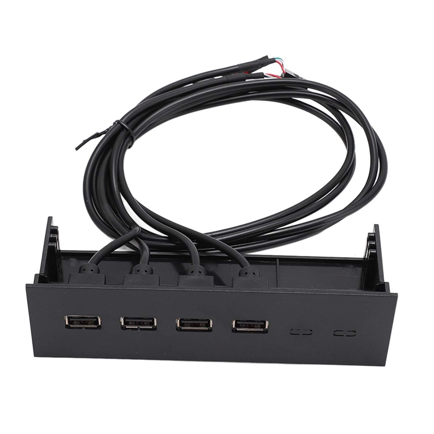 ASHATA Front Panel USB Hub, 4 Ports 5.25 Inches USB Hub with USB 2.0 ...