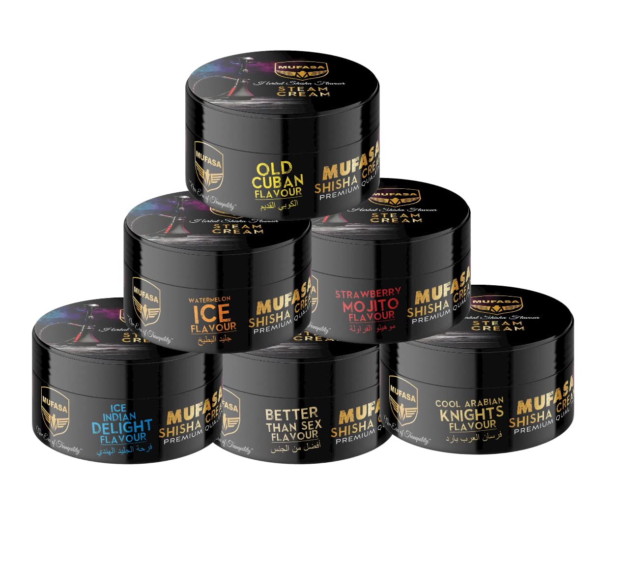 MUFASA Premium Herbal Hookah Cream (100% Nicotine and Tobacco Free ...