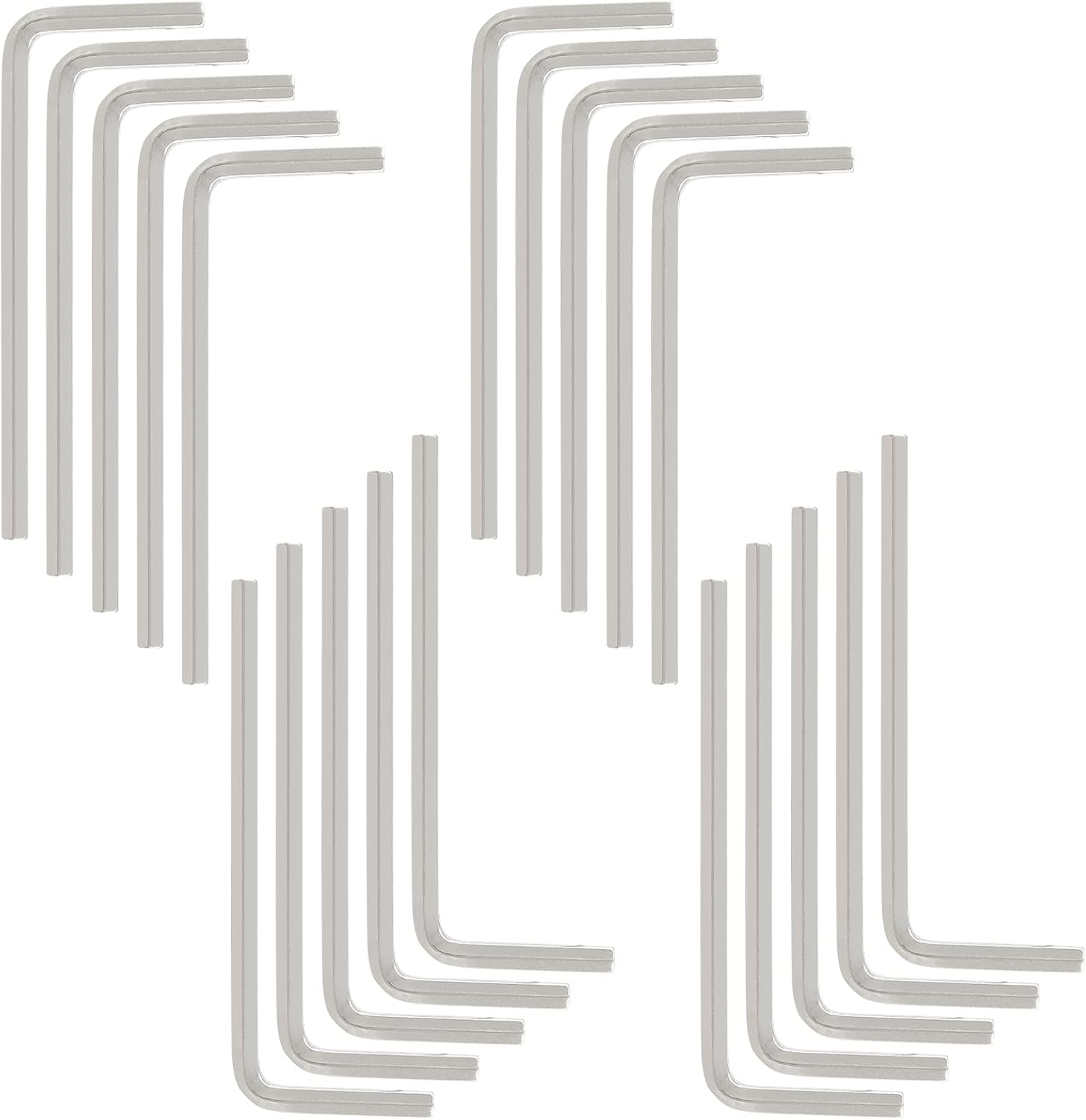 Auvotuis 20Pcs 3mm Allen Wrench L Shaped Hex Key Wrench Carbon Steel ...