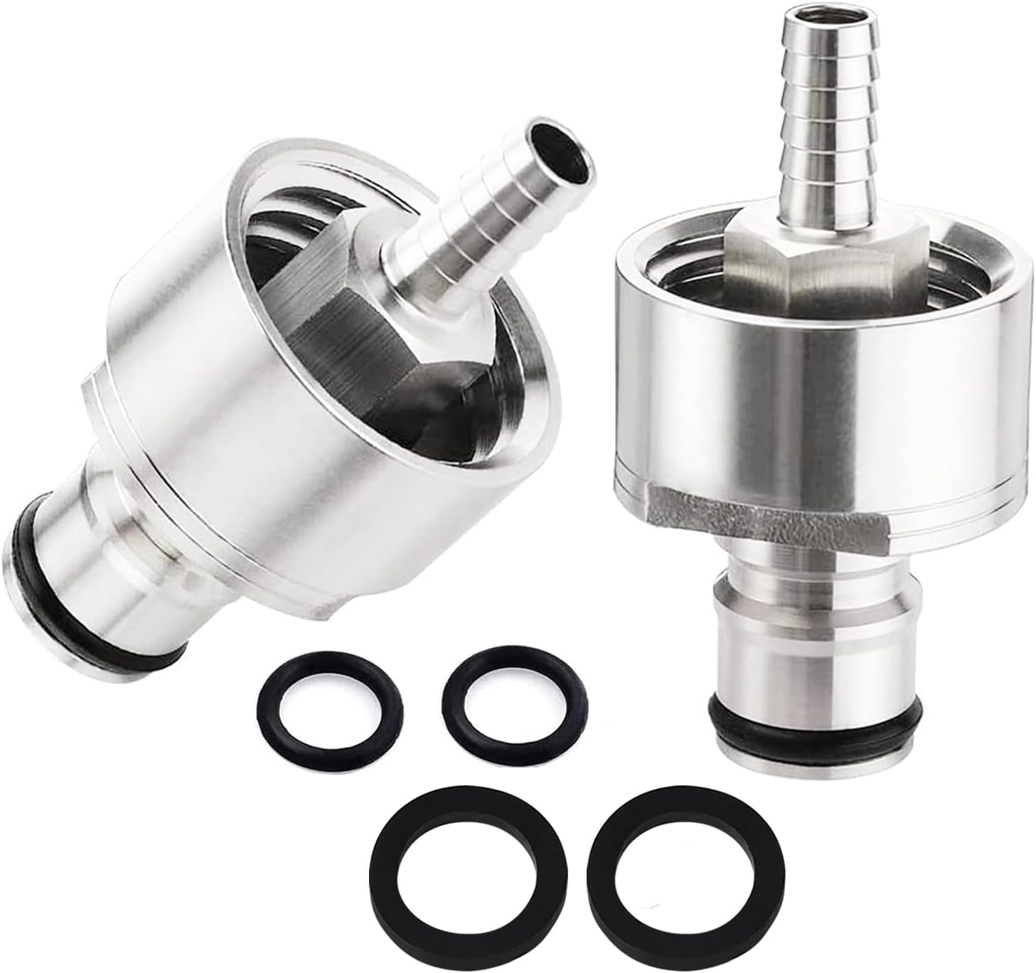 Amazon.com: MRbrew Stainless Steel Carbonation Cap, 2 PCS Ball Lock Keg ...