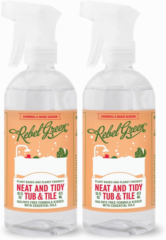 Amazon.com: Rebel Green Neat and Tidy Tub & Tile Cleaner - Chamomile ...