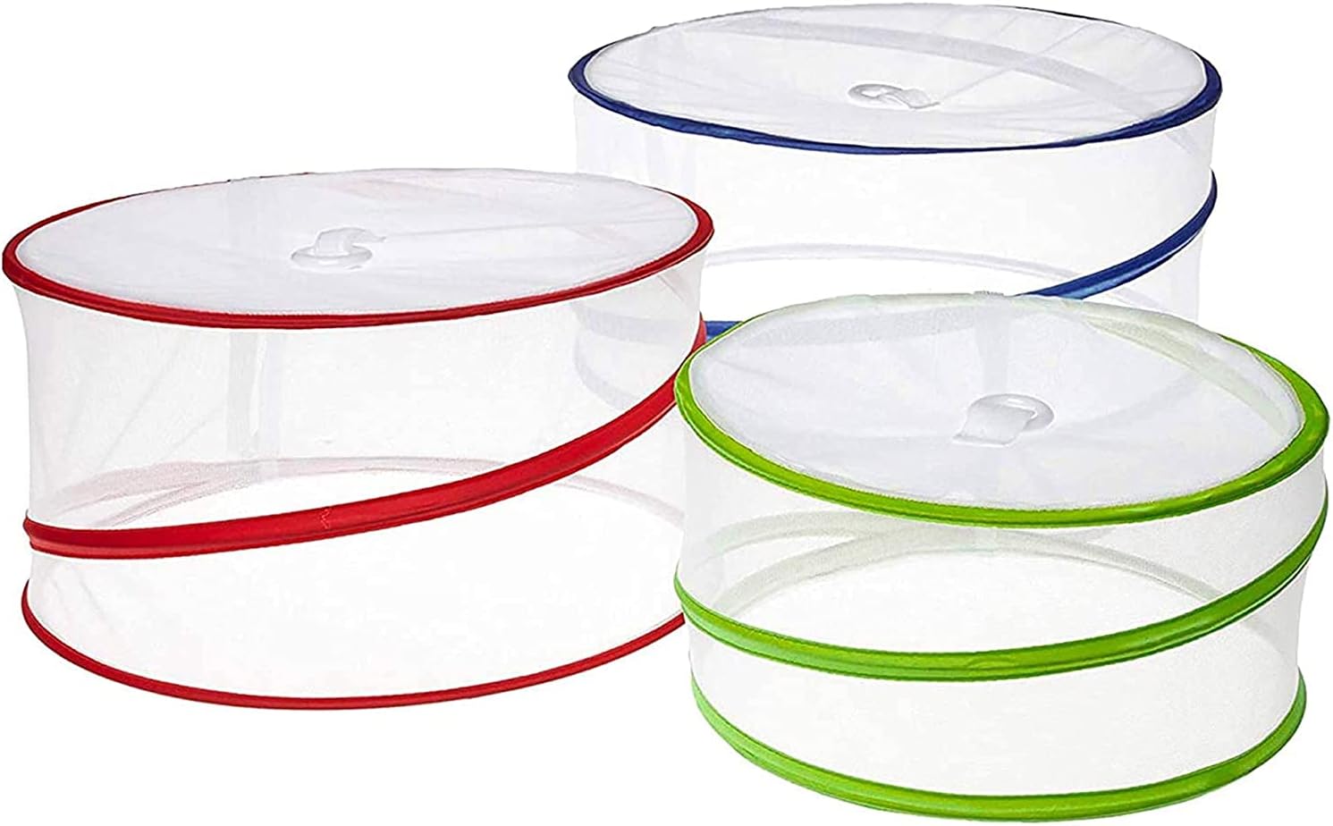 Reusable Collapsible Pop Up Food Cover Kitchen Outdoor Picnic BBQ ...