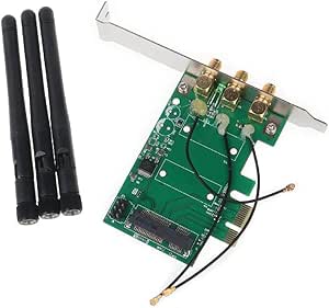 Amazon.com: lanema Wireless Card WiFi Mini PCI-Express to PCIe Wireless ...