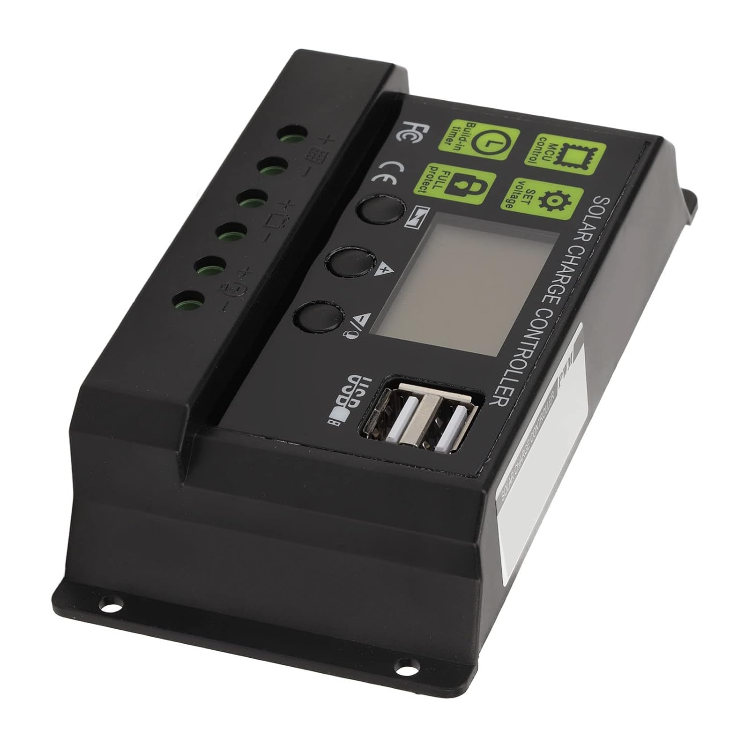 Smart Solar Panel Controller, Digital Solar Charge Controller for ...