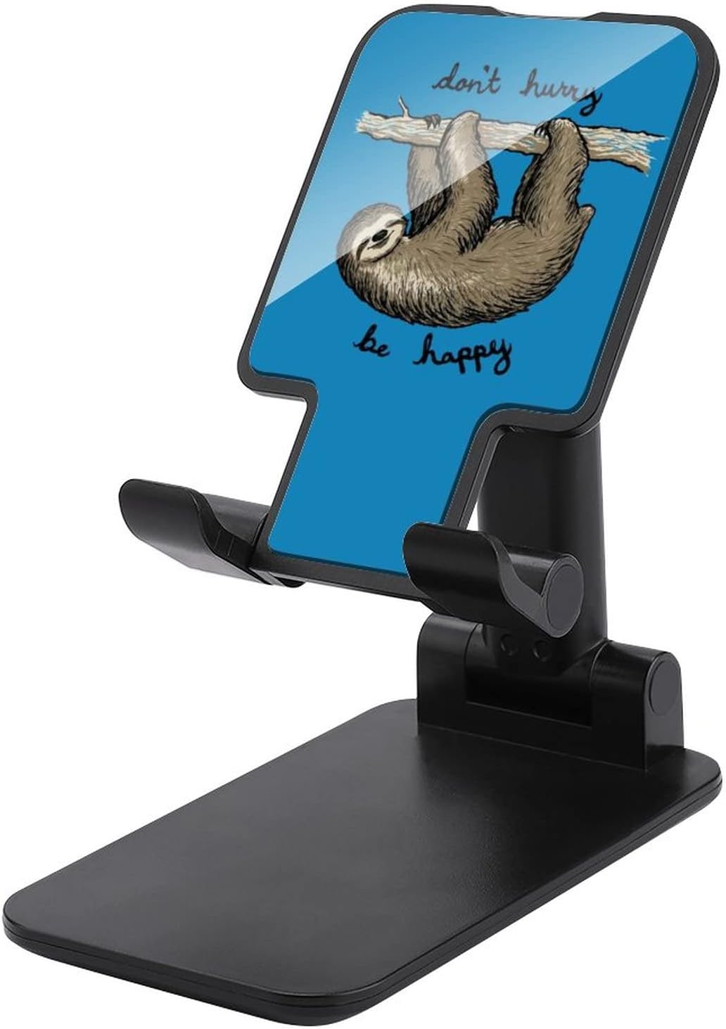 Amazon.com: Happy Sloth Foldable Cell Phone Stand Adjustable Cellphone ...