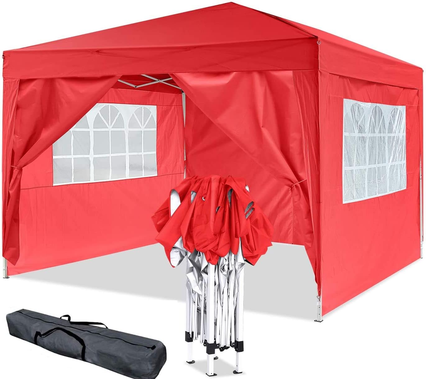 Amazon.de: TOOLUCK 3x3m Pavillon Faltbar Partyzelt Faltpavillon ...