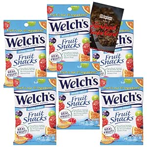 Amazon.com: Welch's Fruit Snacks 6 Bag Bundle Pack - 6 2.25 ounce Bags ...