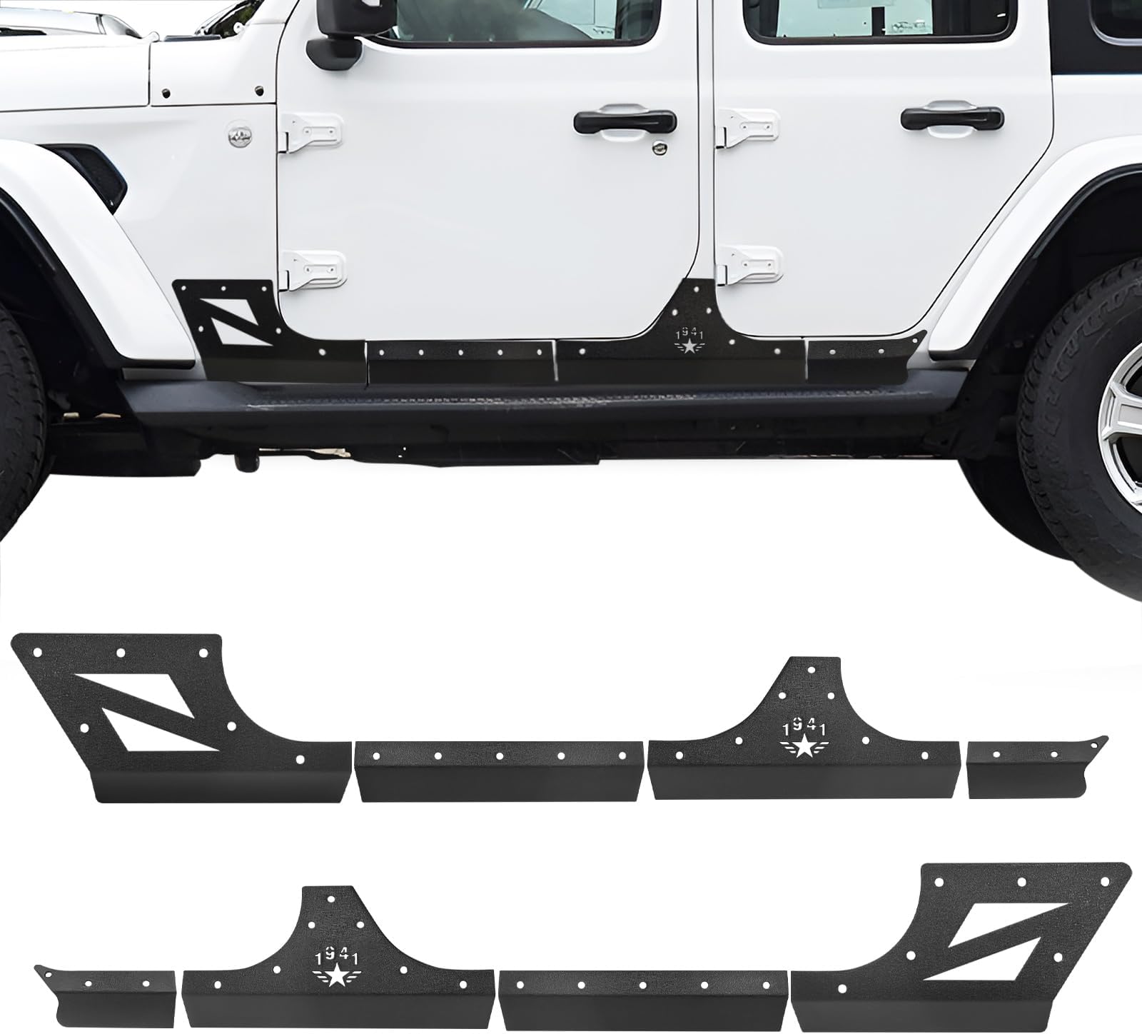 Amazon.com: Tokmowin Door Armor Cladding Skid Plate Compatible with ...