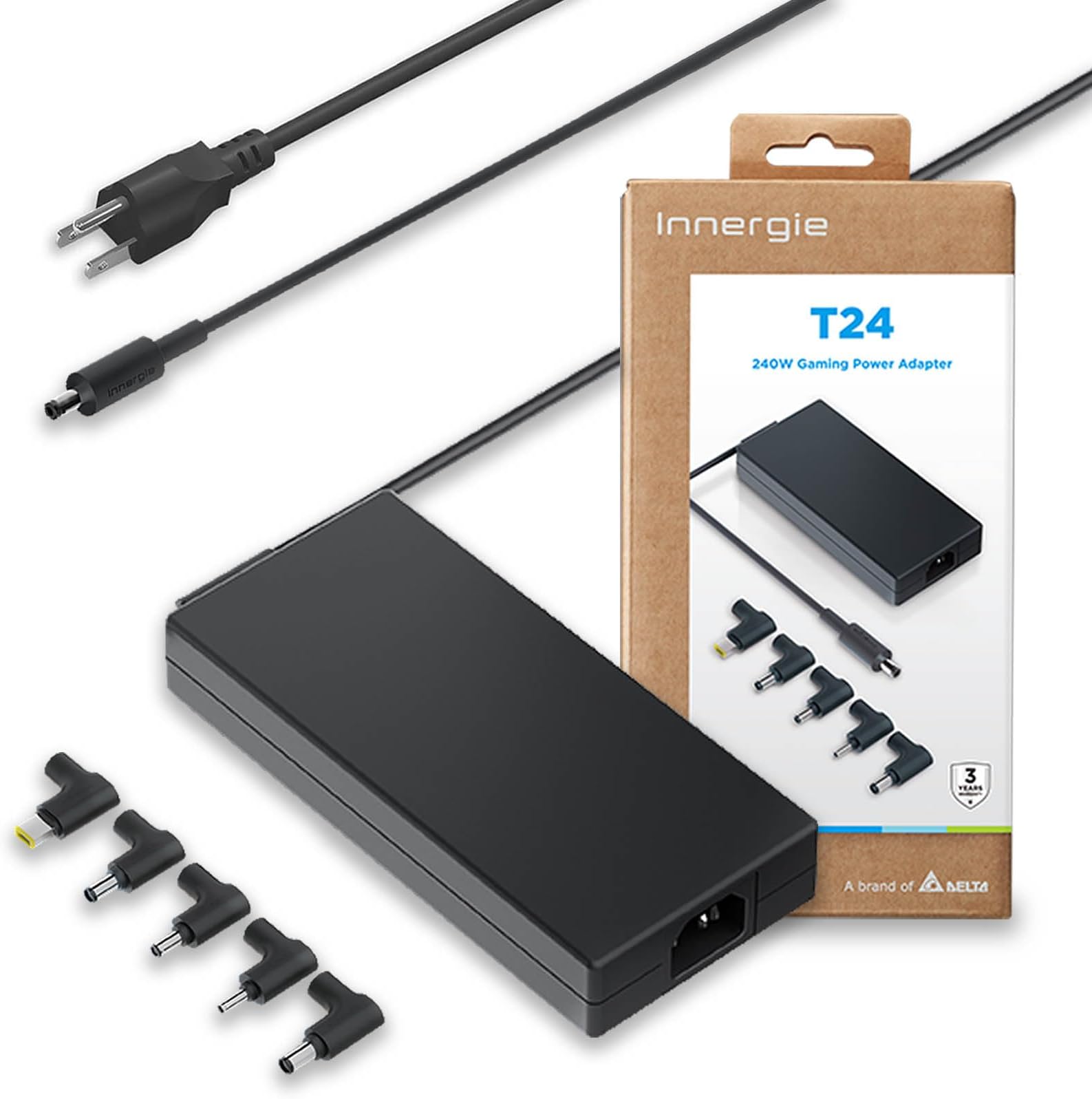 Amazon.com: Innergie T24 240W 230W Universal Gaming Laptop Charger ...
