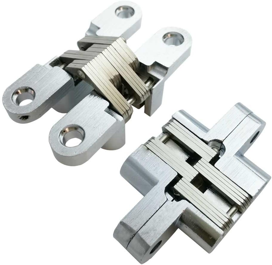 AConnet 10 Packs Hidden Door Hinges 10 Pack Concealed Cross Hinge ...