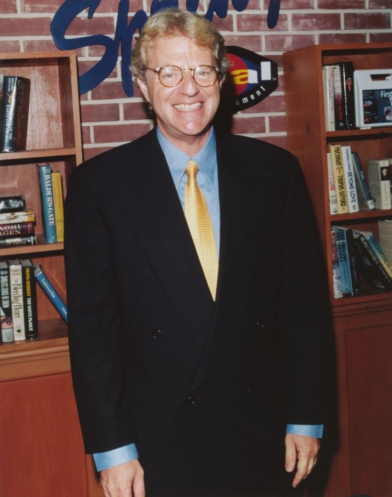 Amazon.com: Jerry Springer smiling in Black Suit Portrait Photo Print ...
